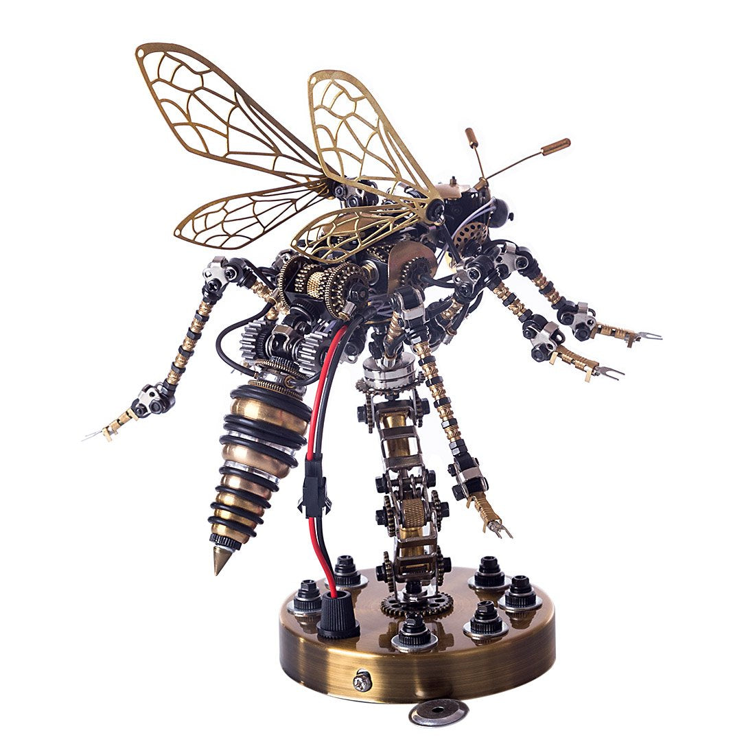 3D Metal DIY Mechanical Wasp Insects Puzzle Model Kit Assembly Jigsaw