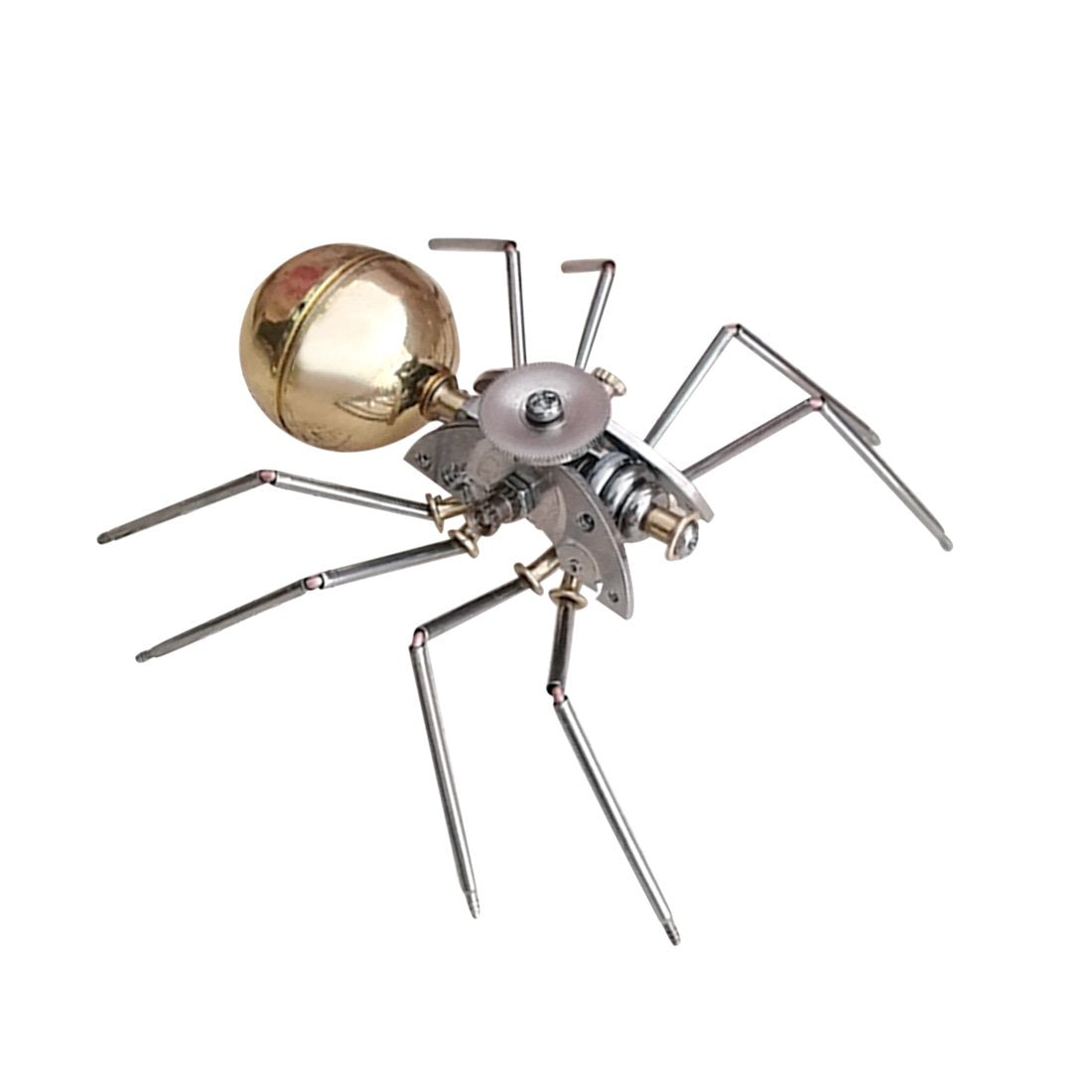 3D Metal Mechanical Little Spider Insects Model Crafts for Home Decor