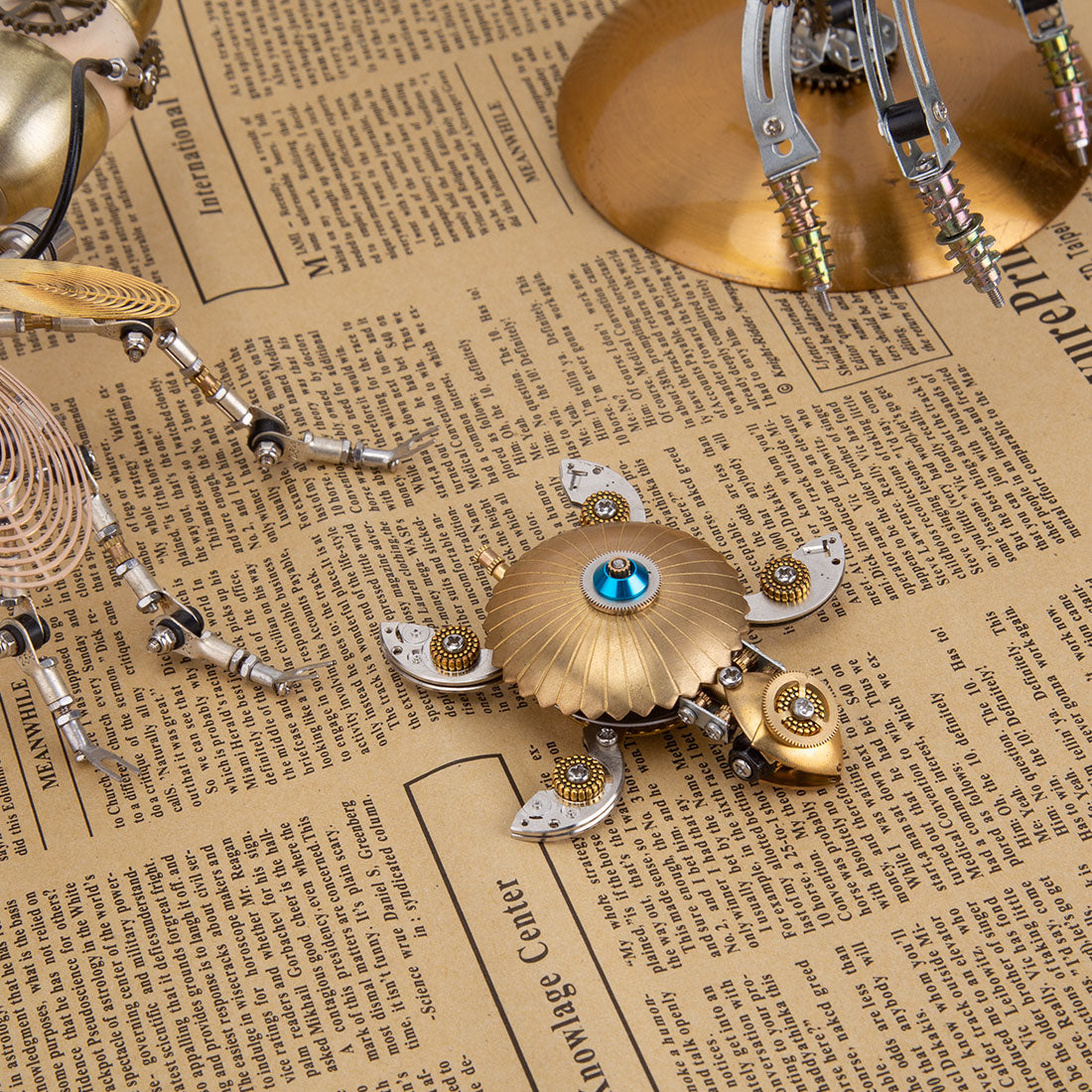 3D Metal Puzzle Turtle Mechanical Model Kids Craft Kit
