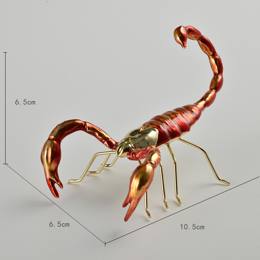 3D Metal Scorpion Grasshopper Model Insects Series Handicrafts for Hom