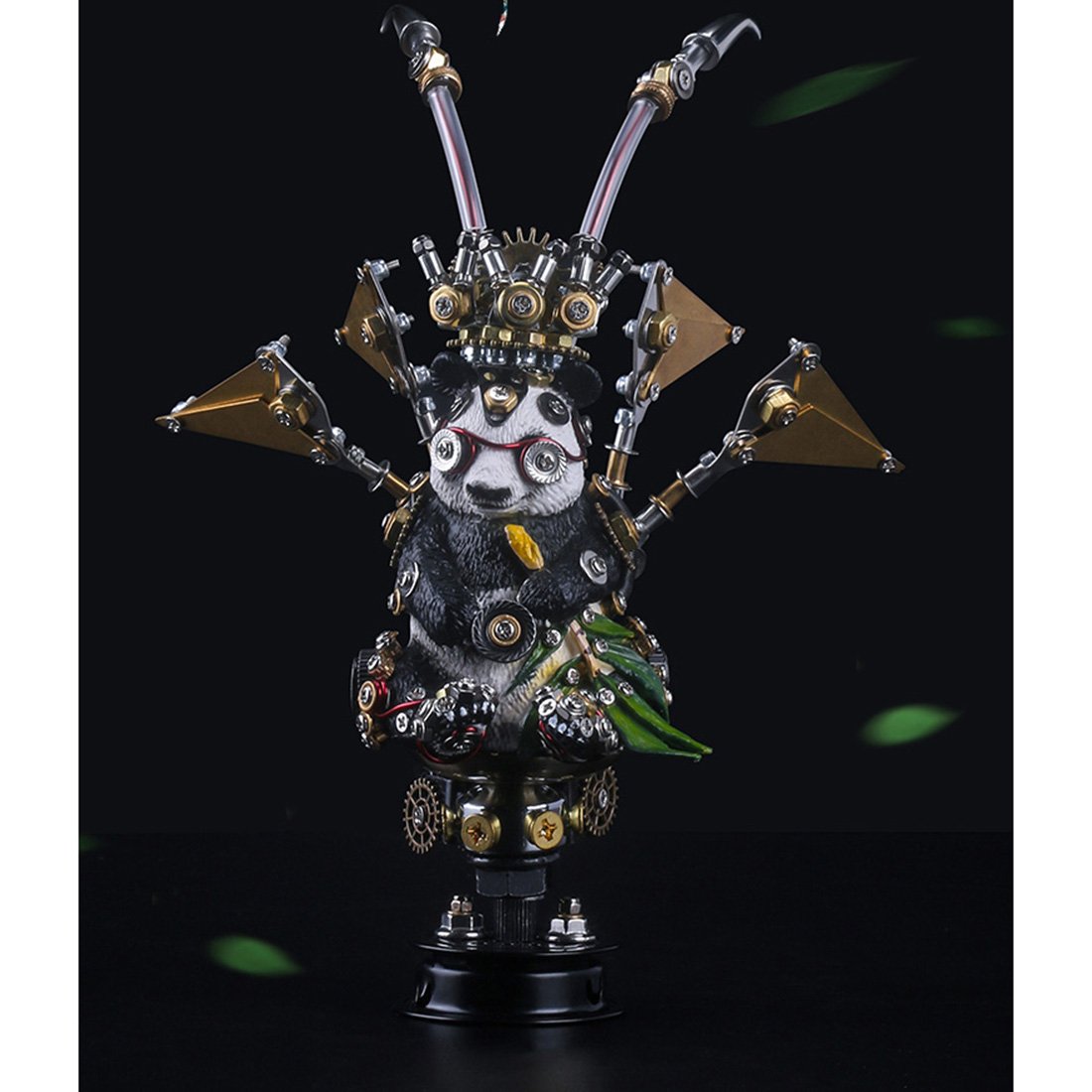 3Pcs Set DIY Metal Assembly Panda Series Model Kit for Home Collection