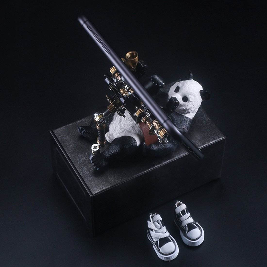 3Pcs Set DIY Metal Assembly Panda Series Model Kit for Home Collection