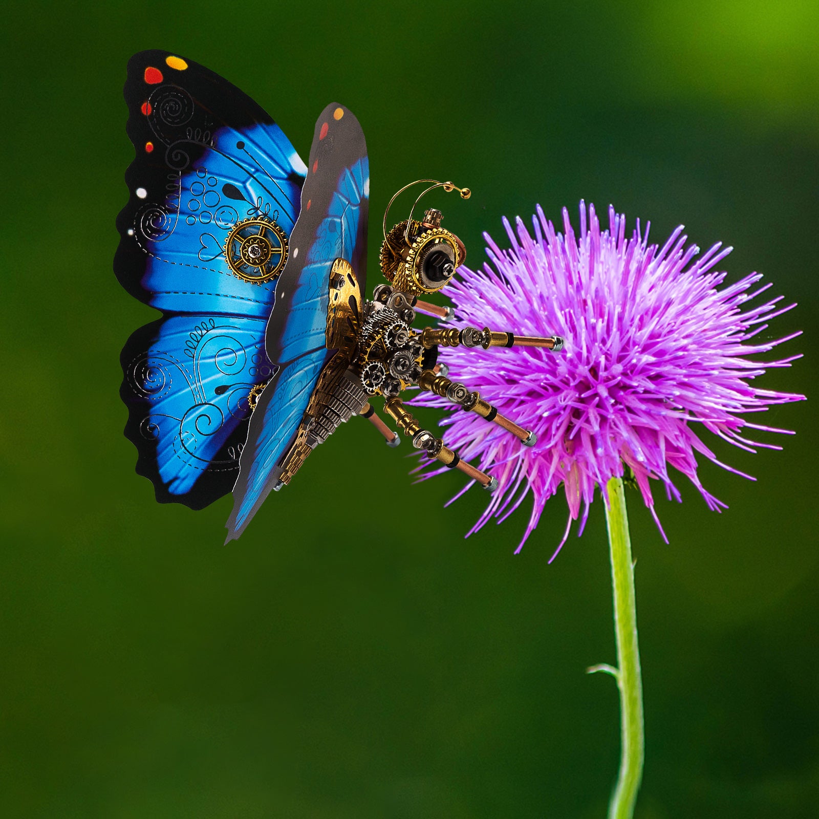 3pcs/ Set Steampunk 3D Monarch Butterflies Model Building Kit