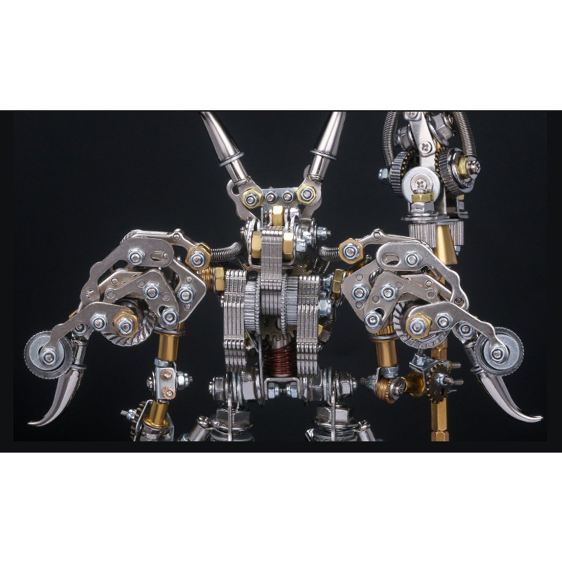 400+Pcs DIY Metal Mechanical Ancient 3D Fighting Solider Mecha Assembl
