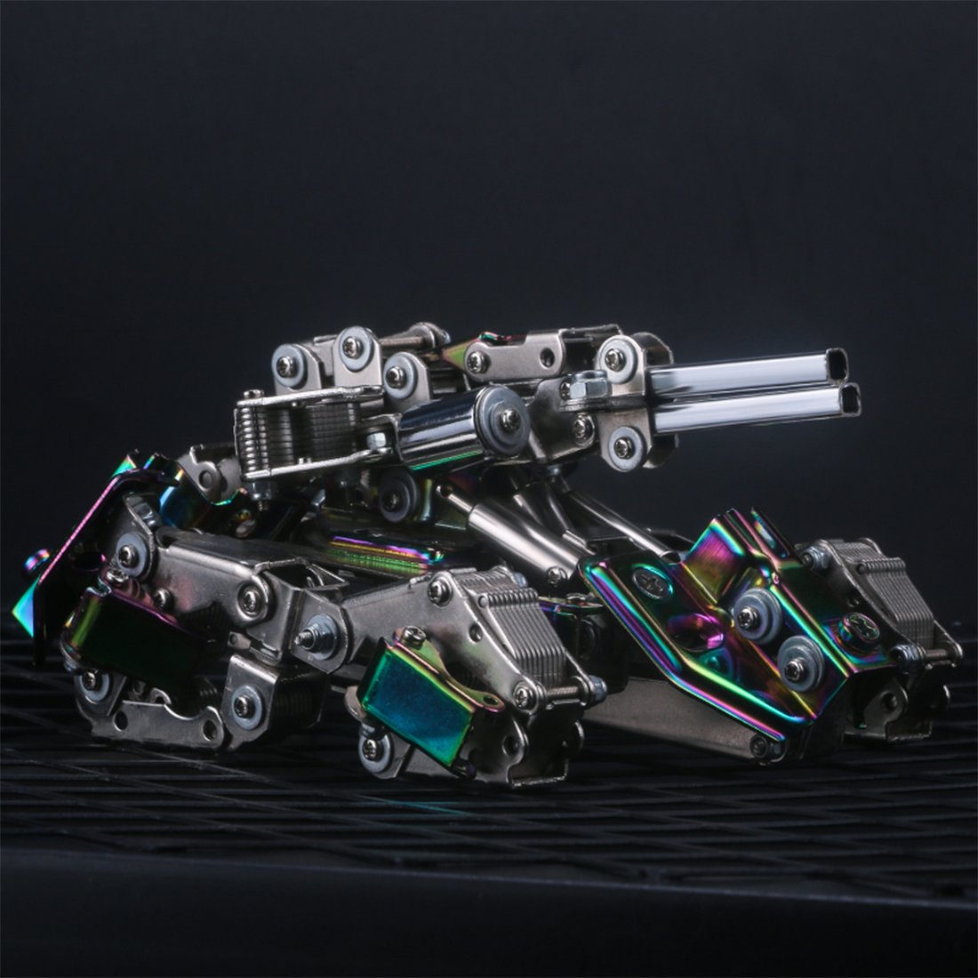 415Pcs DIY Tank Mecha Metal 3D Assembly Puzzle Model Kit