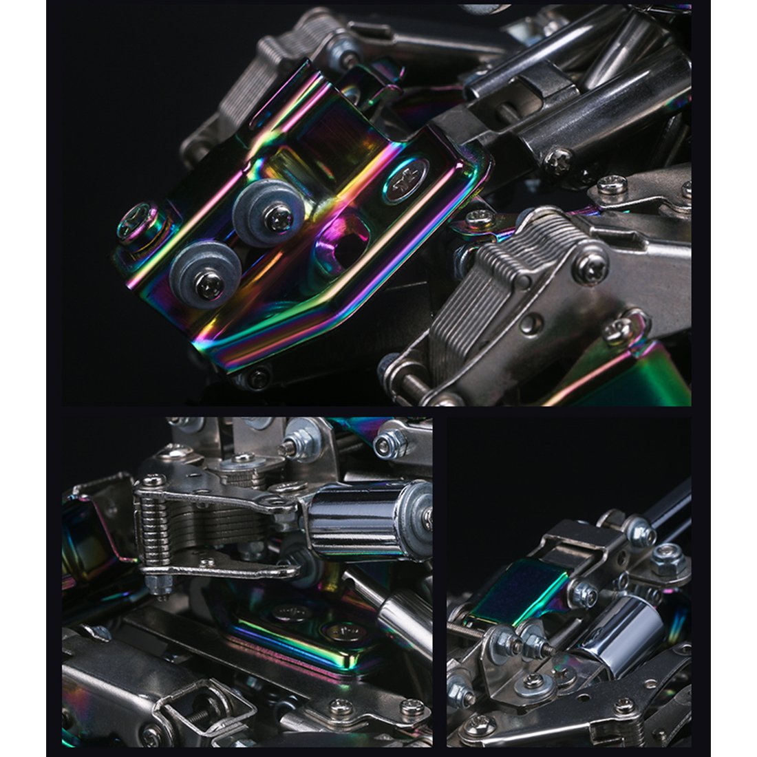 415Pcs DIY Tank Mecha Metal 3D Assembly Puzzle Model Kit