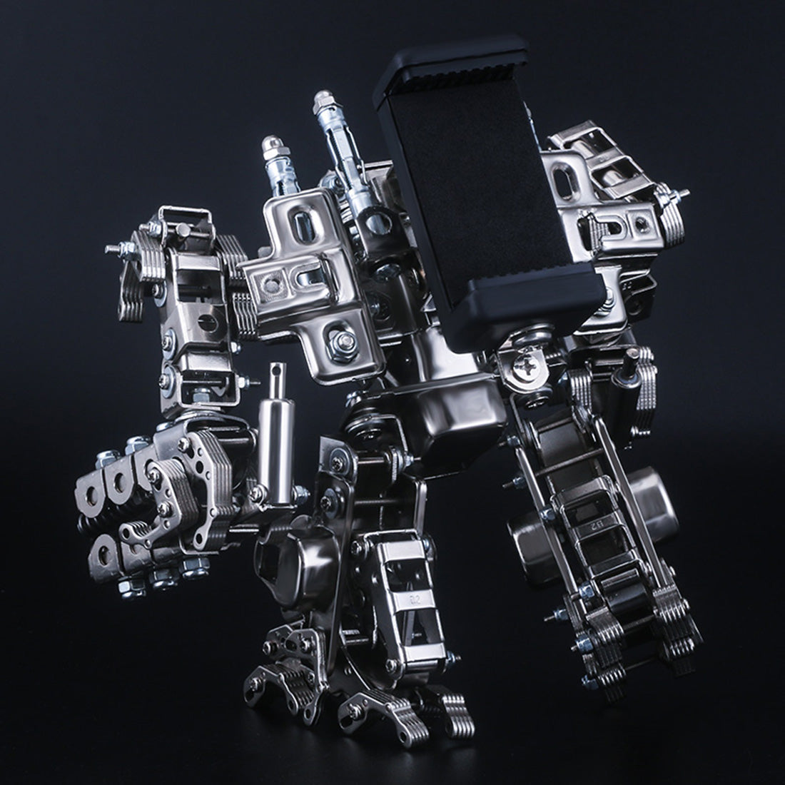 521Pcs 2in1 Multi-funtional Metal Snipper Mecha Soldier 3D Model Build