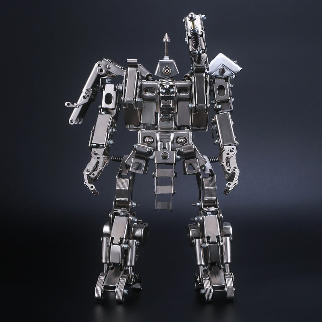547Pcs 25cm 3D Metal Assembly Combat Mecha Figure Model Building Kit