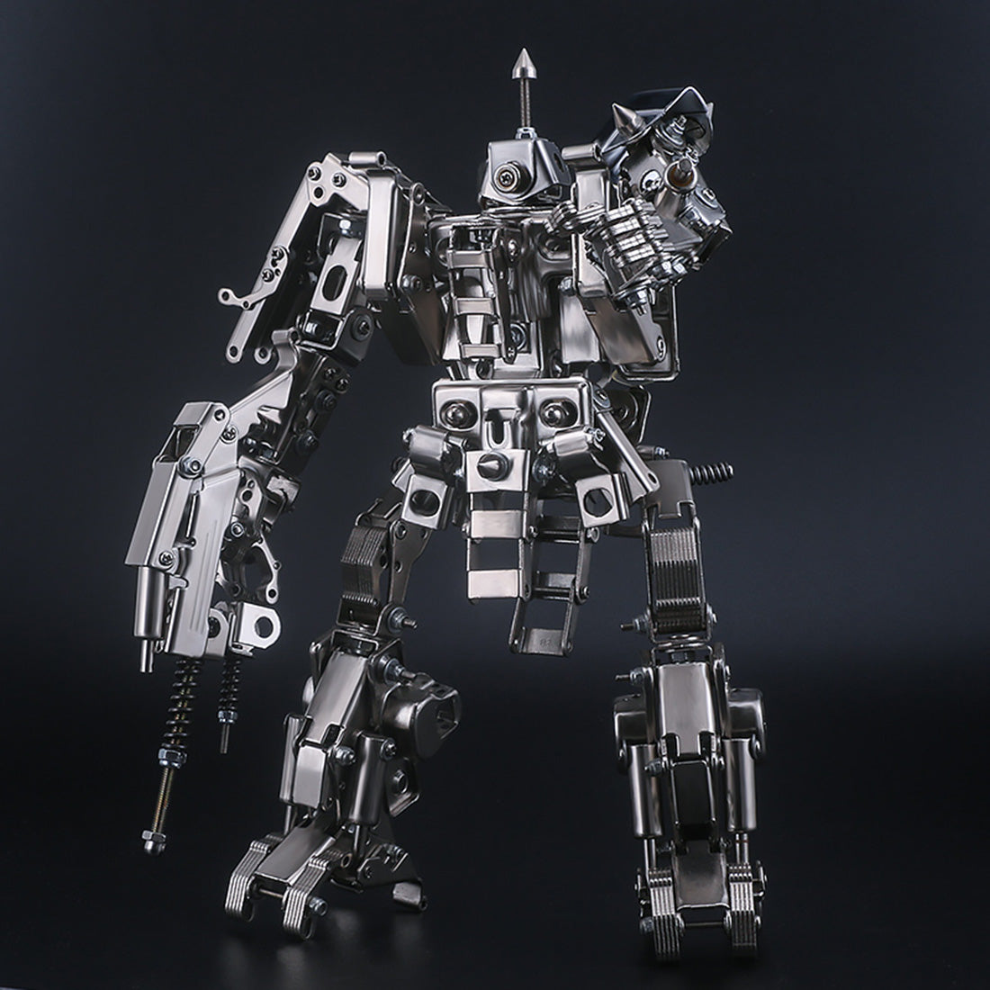 547Pcs 25cm 3D Metal Assembly Combat Mecha Figure Model Building Kit