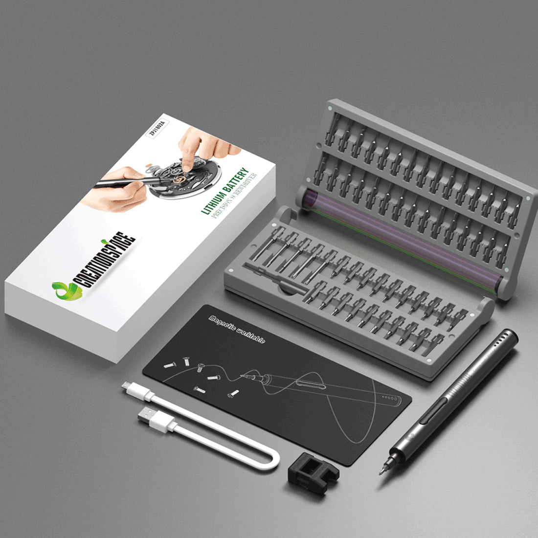 61-in-1 Metal Model Building DIY Tools Set Electric Screwdriver