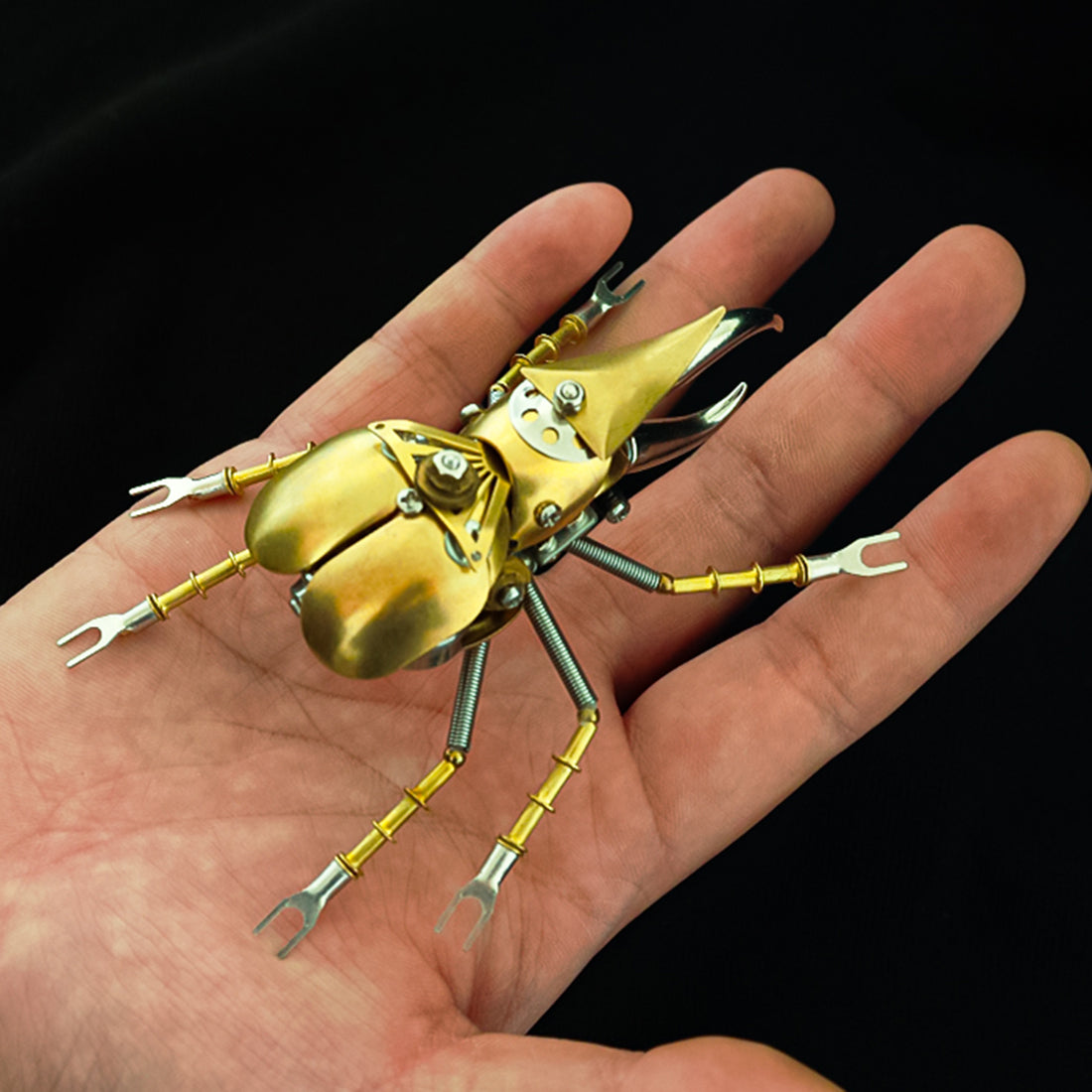 Brass Insect Metal Beetle Model Insect Handmade Crafts Collection