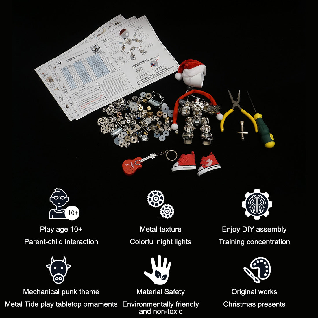 Santa Clause is Coming to Town | DIY Metal Model Kits | Moyustore