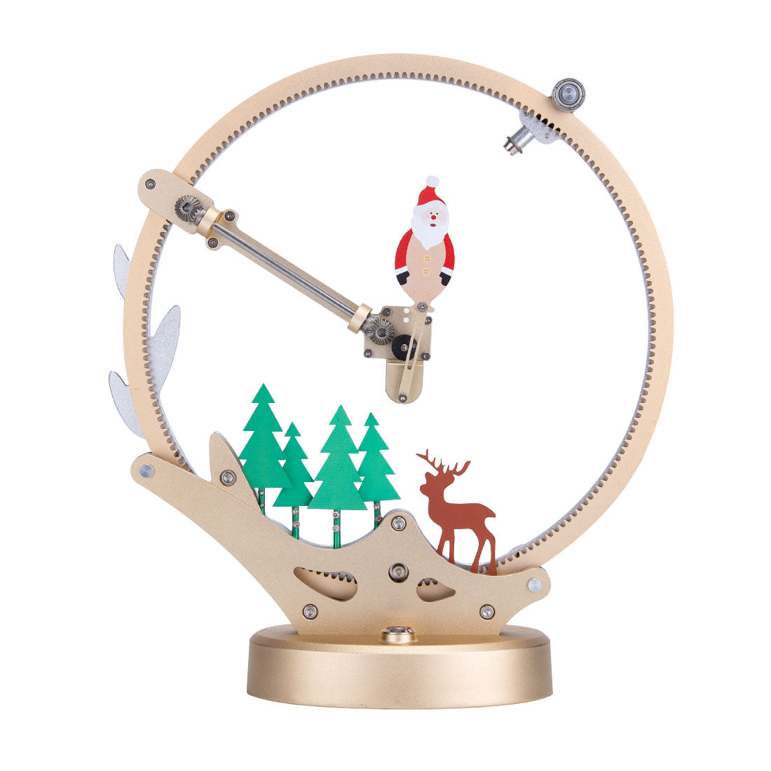 Build a Santa Claus Forest Kits That Works 3D Metal Puzzle Christmas G