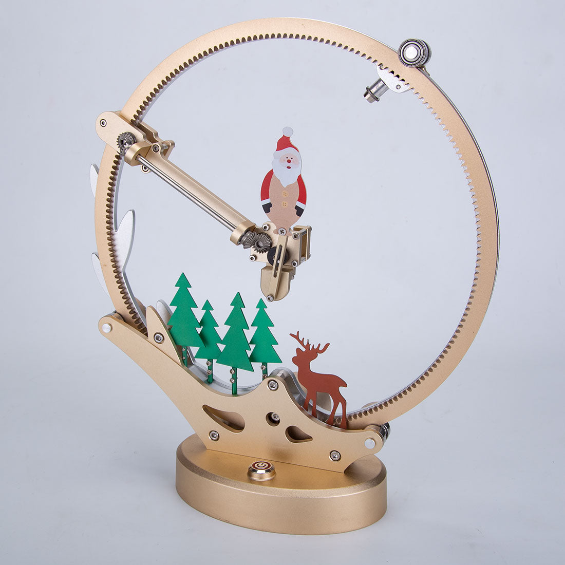 Build a Santa Claus Forest Kits That Works 3D Metal Puzzle Christmas G