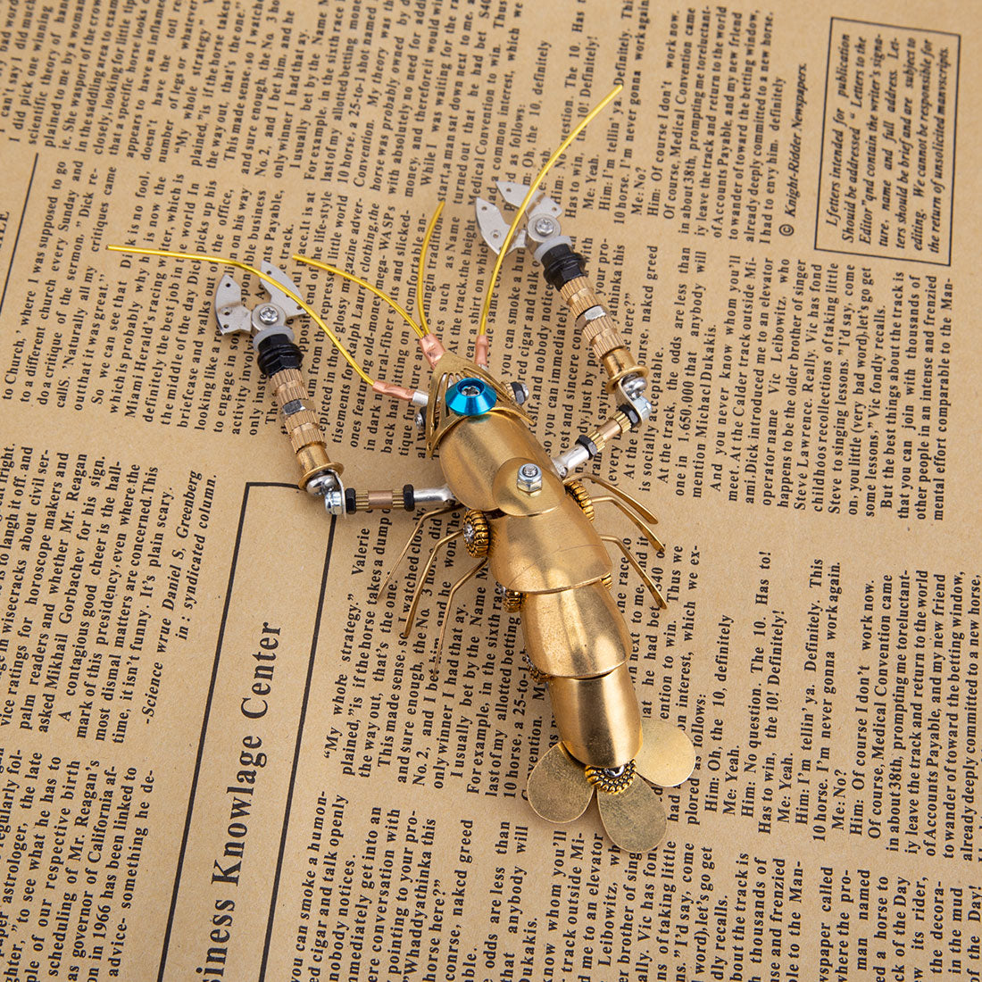 Christmas Advent Calendar With 7 Small Steampunk Deep Sea Animal Model