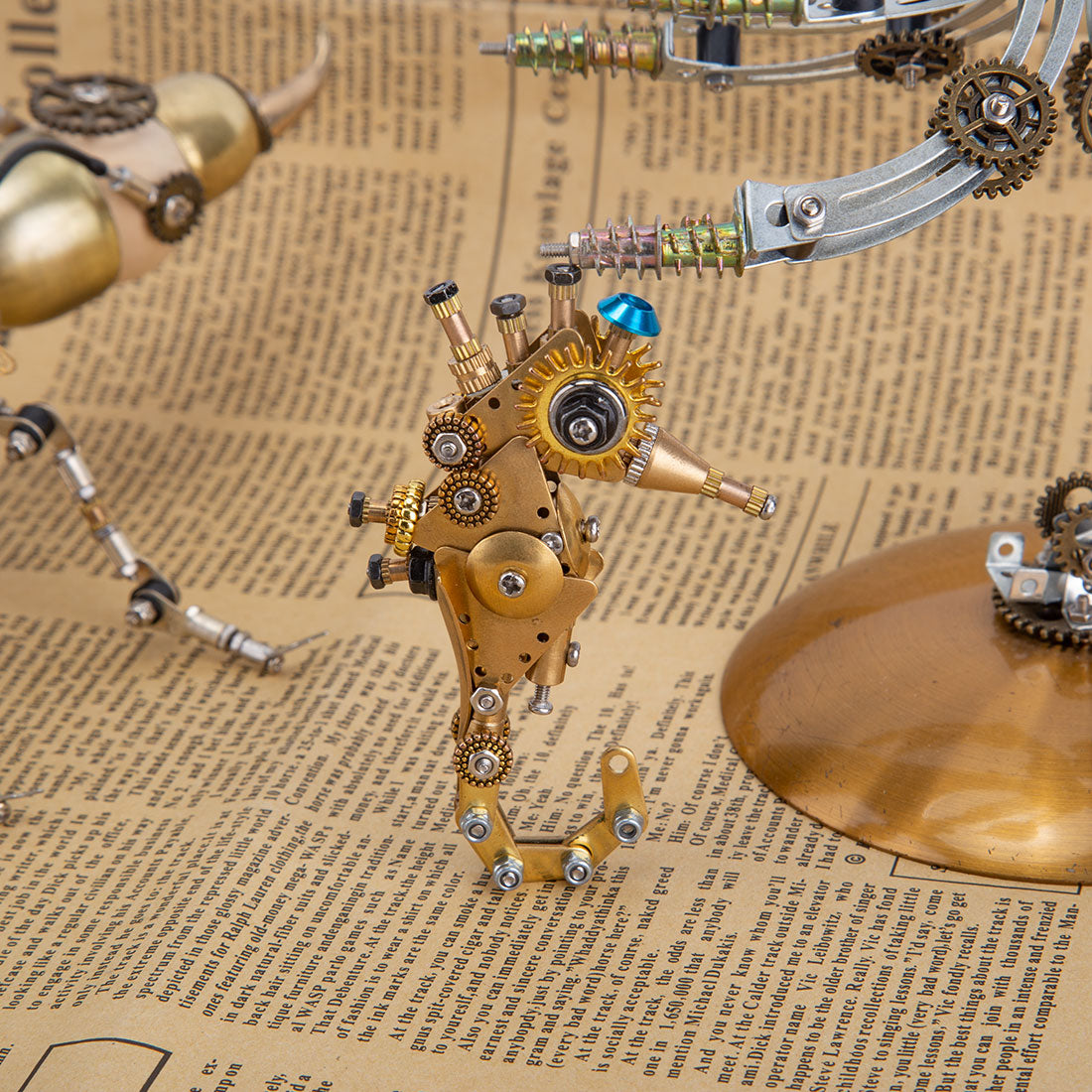 Christmas Advent Calendar With 7 Small Steampunk Deep Sea Animal Model