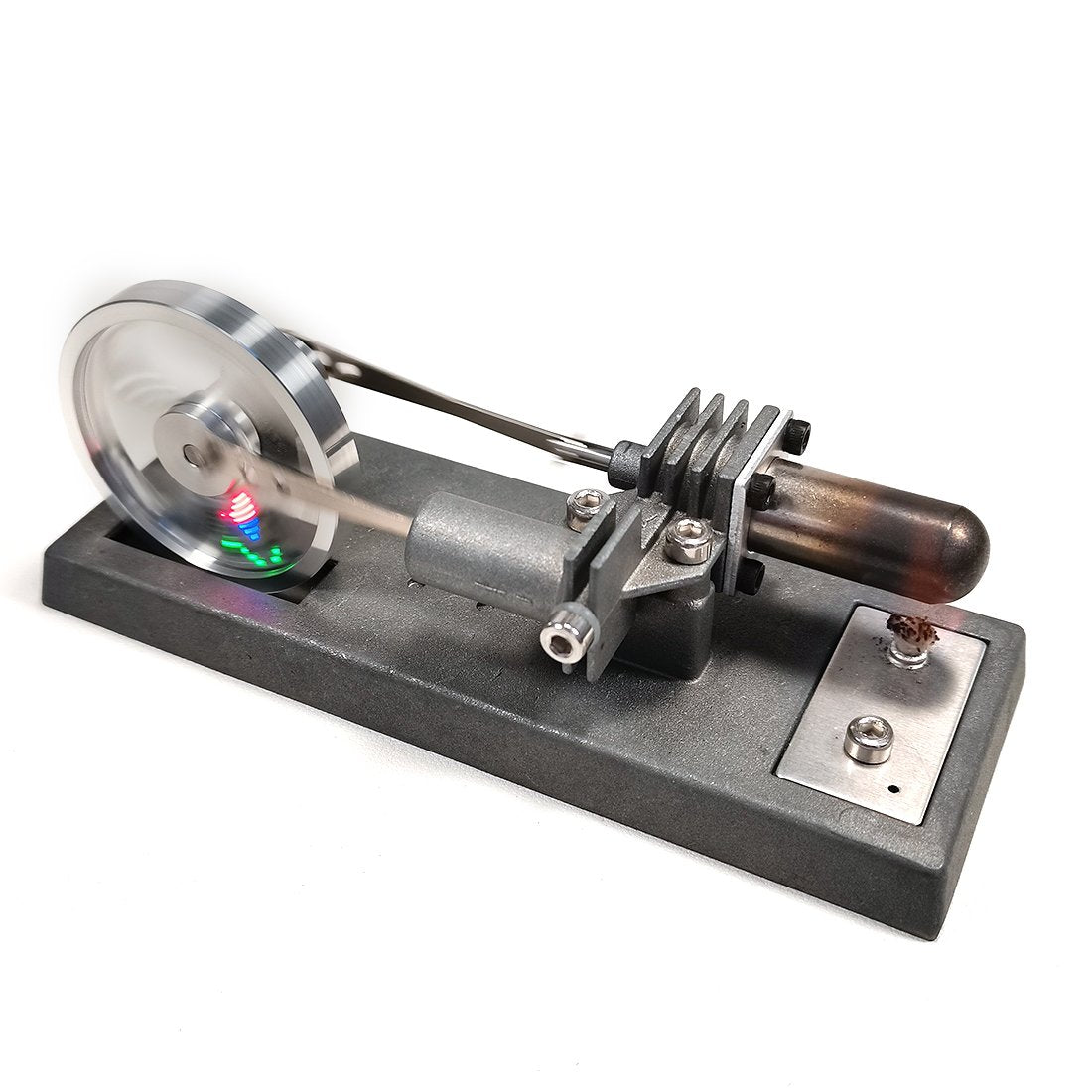 Custoimized γ-Type DIY Luminous Flywheel Sterling Engine Kit Science L