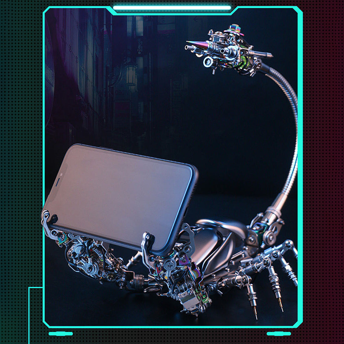 Punk Gaming Scorpion Mouse DIY Metal Kits Phone Holder