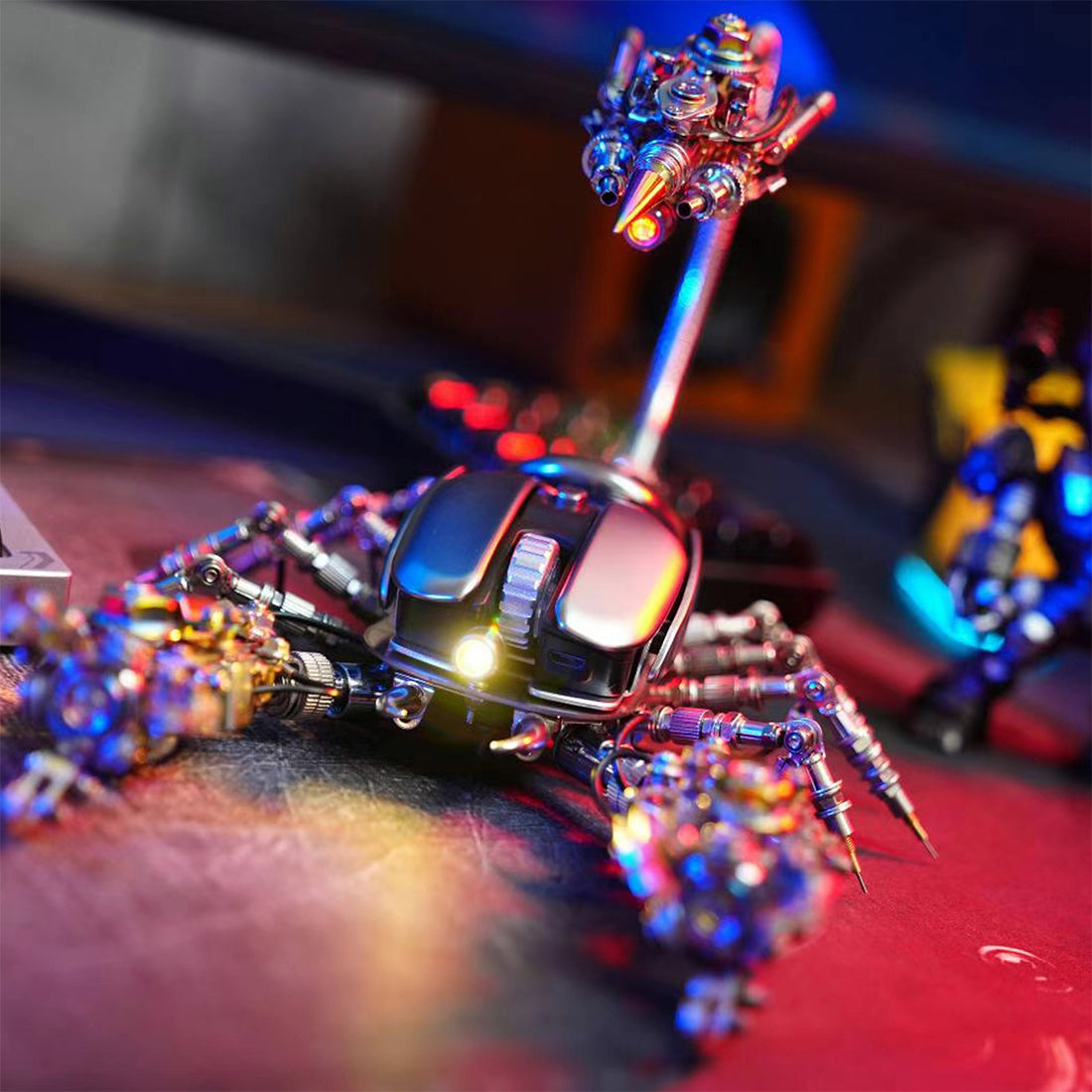 Punk Gaming Scorpion Mouse DIY Metal Kits Phone Holder