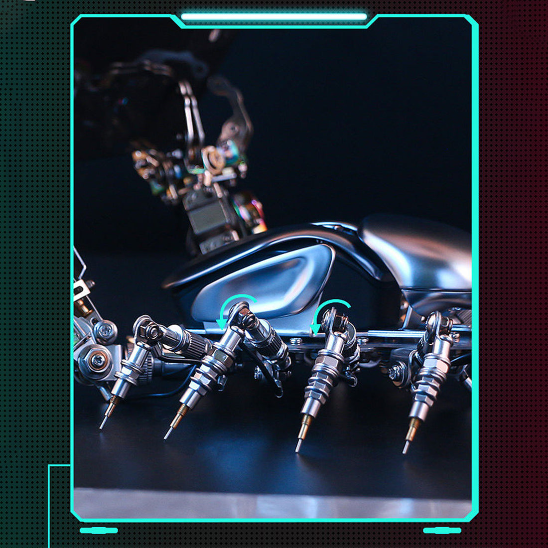 Punk Gaming Scorpion Mouse DIY Metal Kits Phone Holder