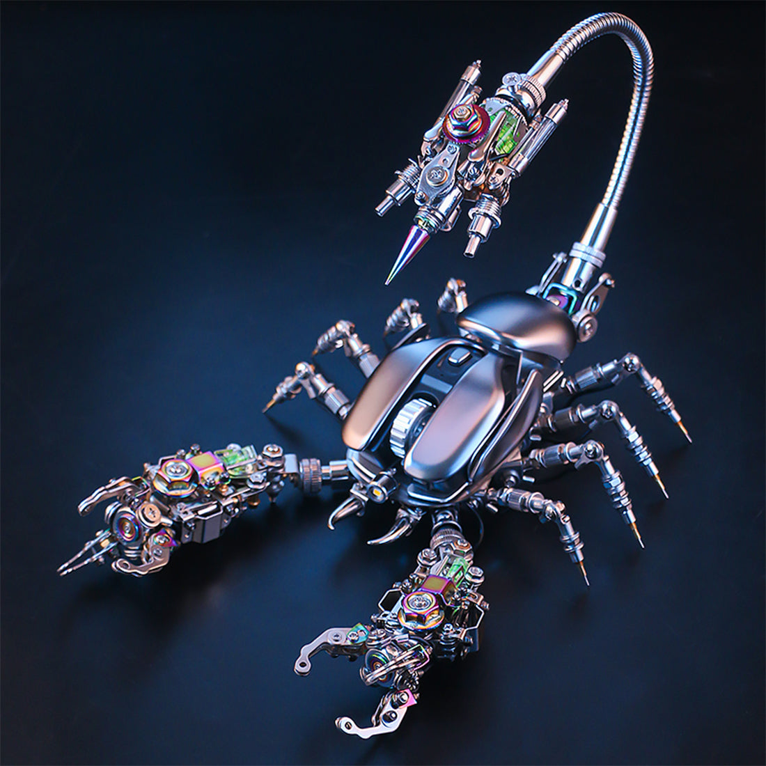 Punk Gaming Scorpion Mouse DIY Metal Kits Phone Holder