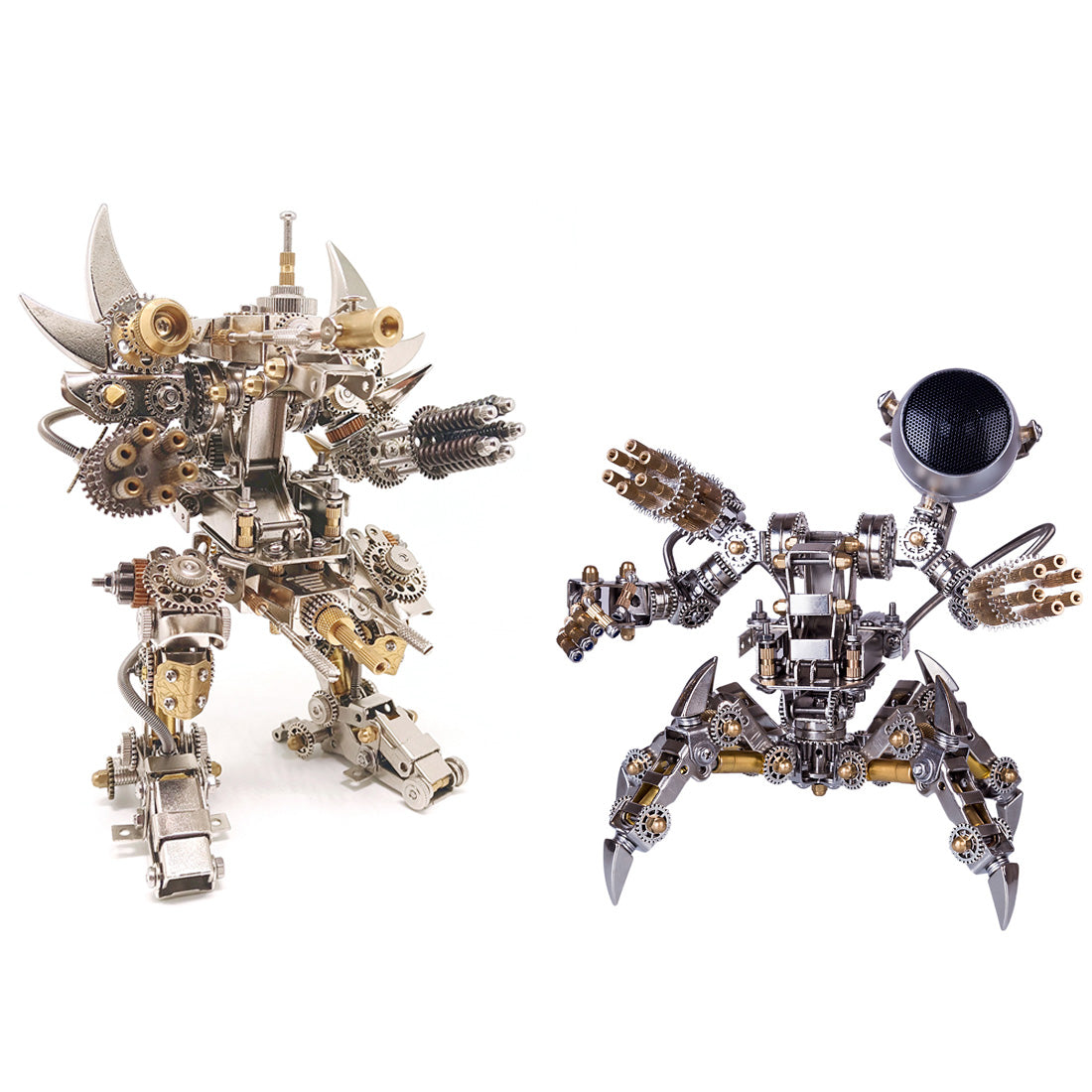 DIY 3D Metal Mechanical Fighting Mecha Model Kit Taurus Berserker + Ch