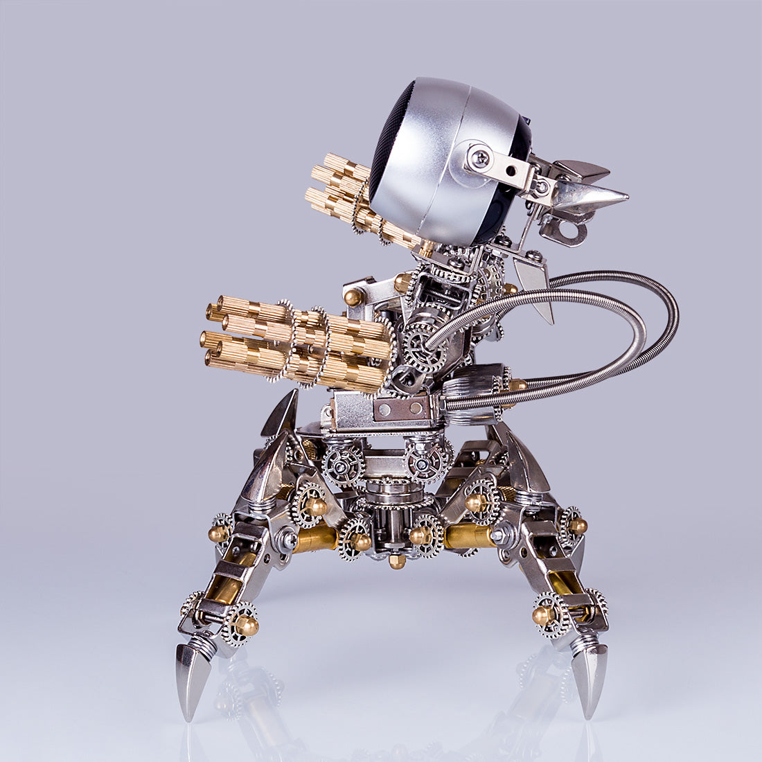 DIY 3D Metal Mechanical Fighting Mecha Model Kit Taurus Berserker + Ch