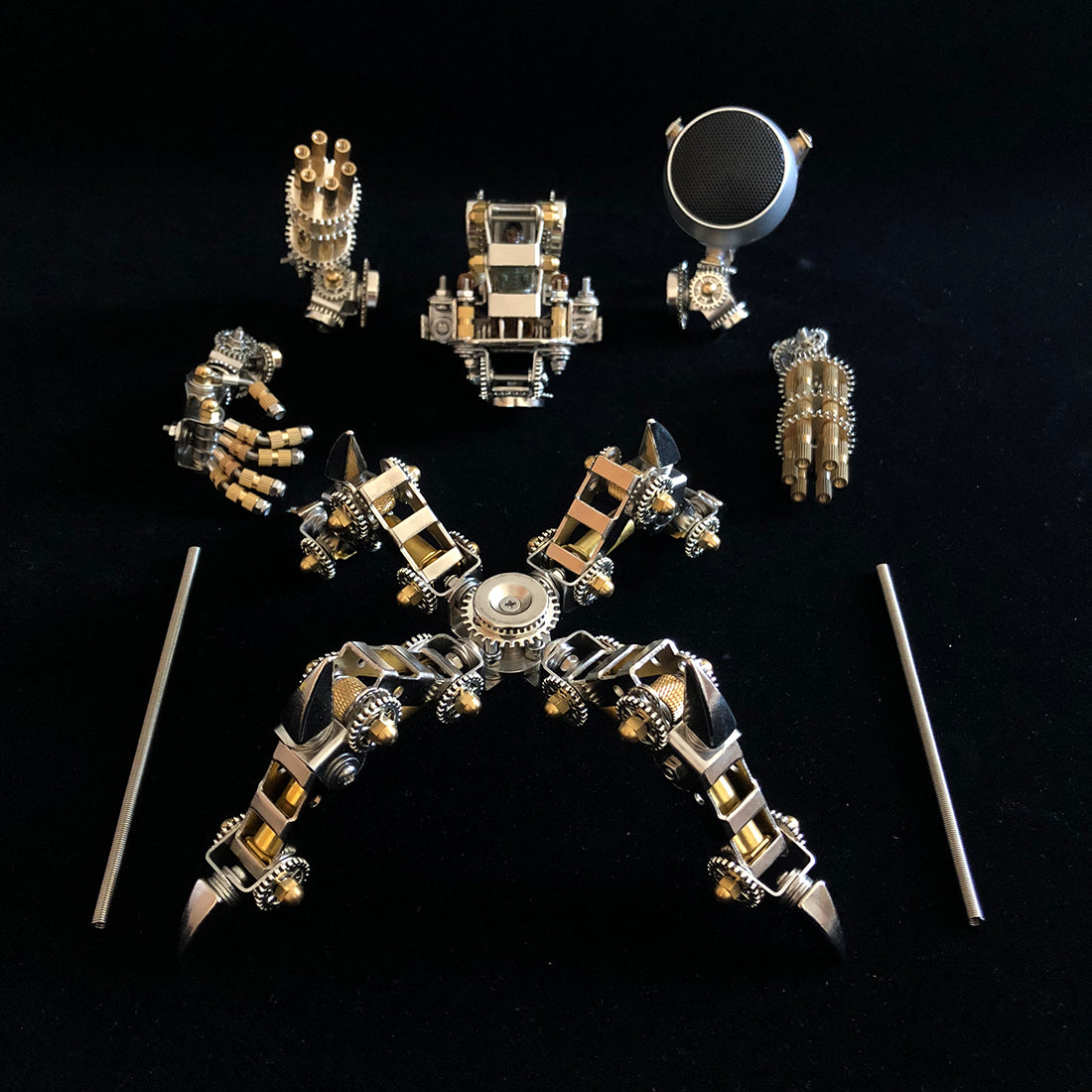 DIY 3D Metal Mechanical Fighting Mecha Model Kit Taurus Berserker + Ch