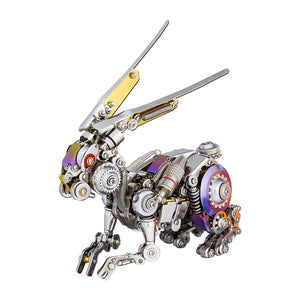 DIY Assembly Mechanical Metal 3D Rabbit Bunny Beast Fight with Monkey