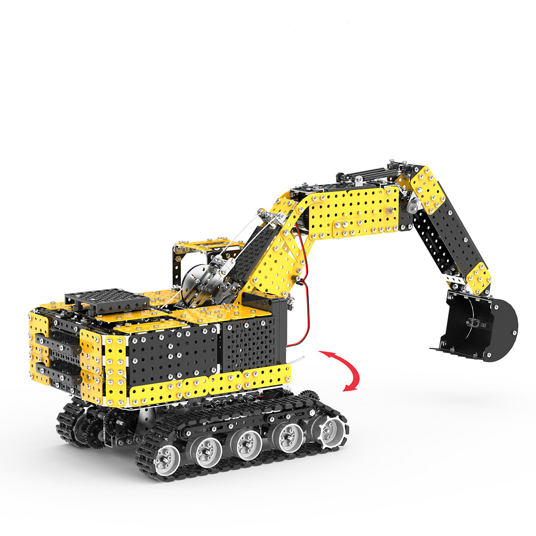 DIY Metal Assembly Model Engineering Construction Vehicle Toy 2544Pcs