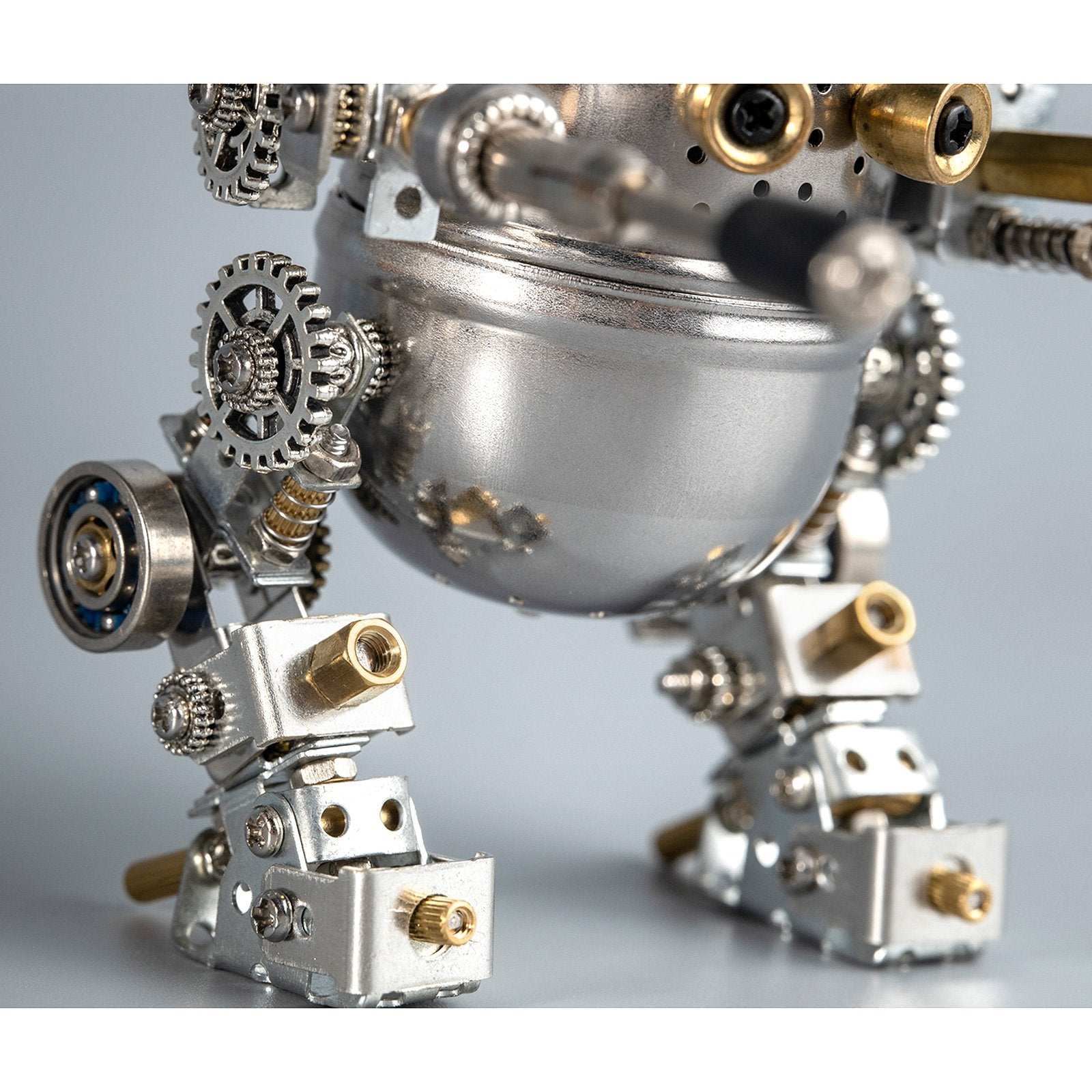 DIY Metal Mechanical Pocket Size Fight Mecha Puzzle Assembly Toy Model