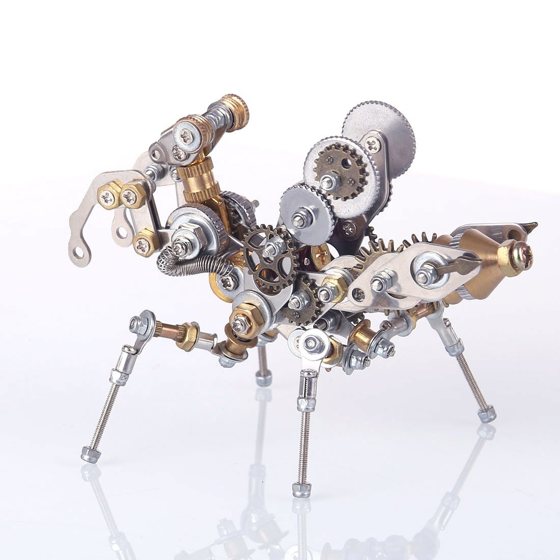 DIY Metal Mechanical Prayer Mantis Insect Puzzle 3D Assembly Model Kit