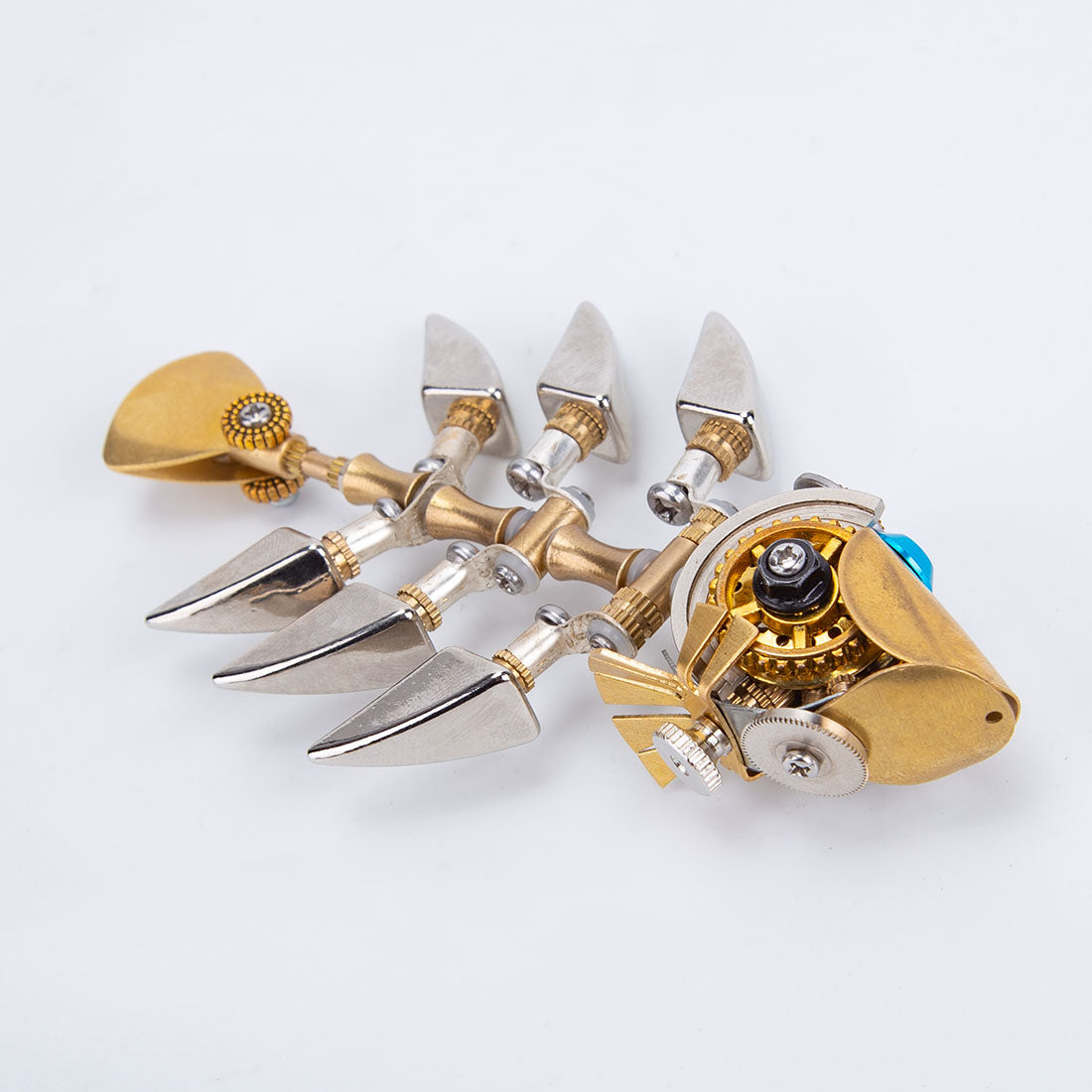 DIY Steampunk Fish Bone 3D Metal Puzzle for Kids