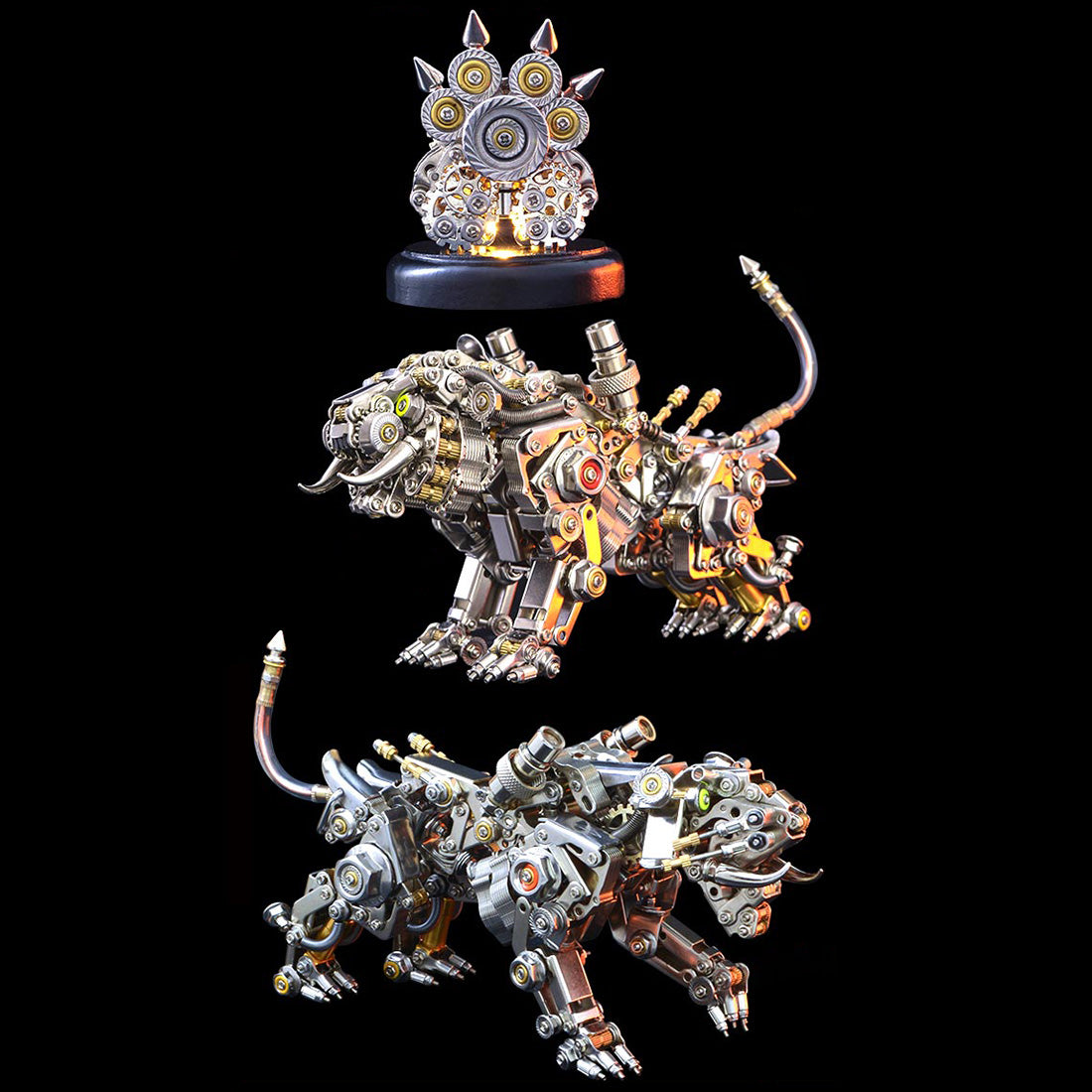 Extinct Smilodon Saber Tooth Tiger 650PCS+ 3D Metal Model Kits for Adu