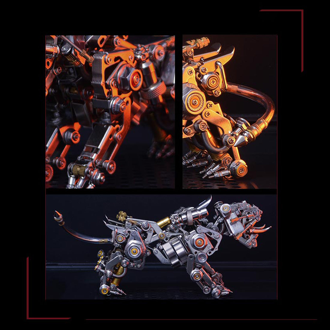 Extinct Smilodon Saber Tooth Tiger 650PCS+ 3D Metal Model Kits for Adu