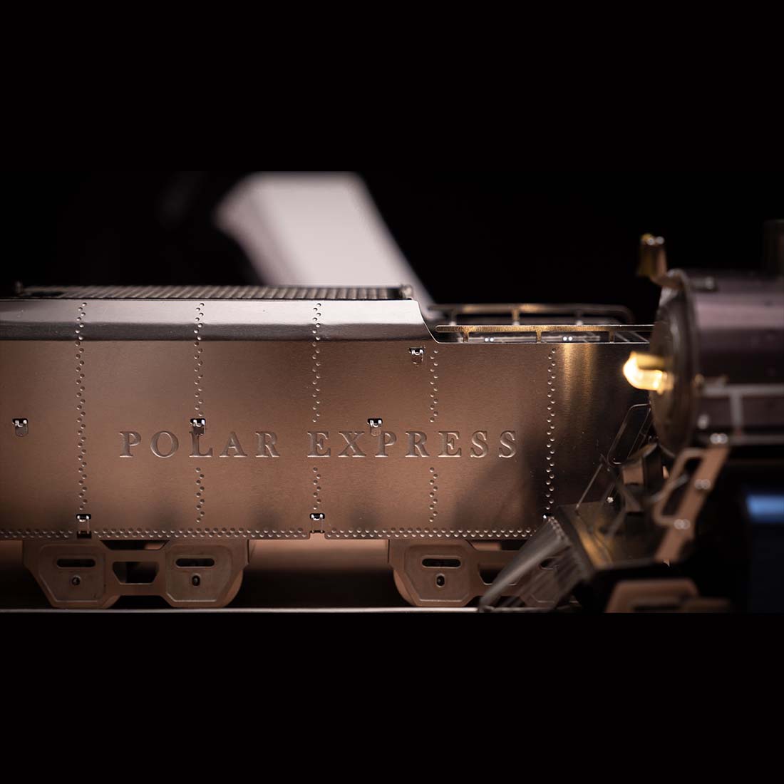 Mechanical Polar Steel Model Steam Train Ride Model DIY 3D Metal Puzzl