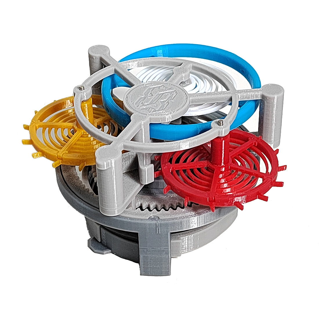 Mechanical Tourbillon Flying Machine Assembly 3D Printed Toy