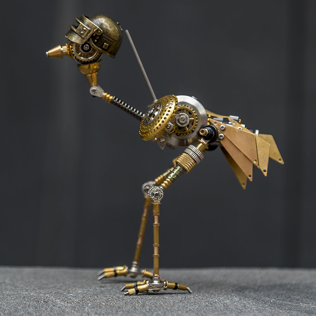 Medieval Steampunk Knight Emu Bird with Sword and Shield 250PCS 3D Met