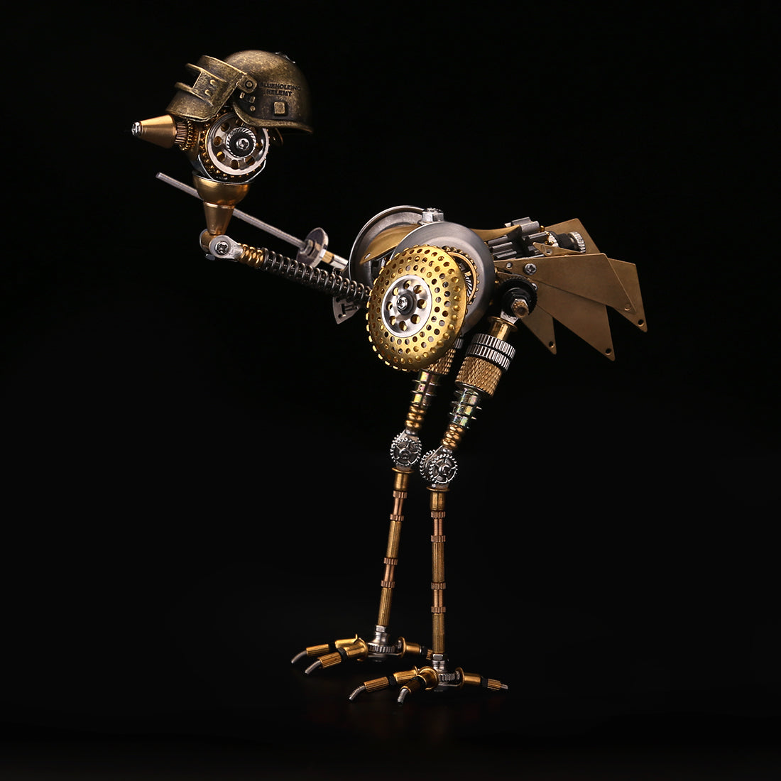Medieval Steampunk Knight Emu Bird with Sword and Shield 250PCS 3D Met