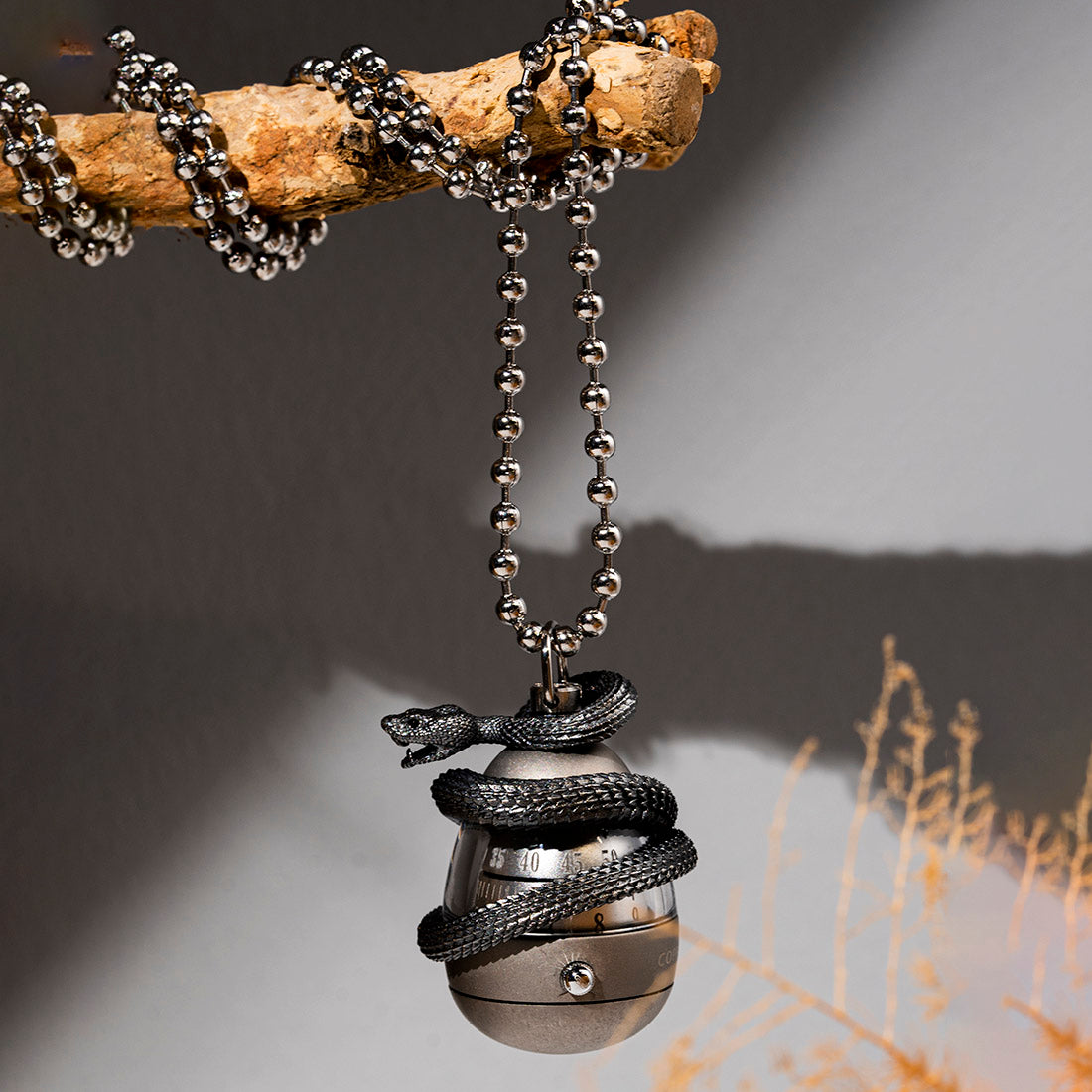 Mehen Egg Timer Mechanical Snake Pendant Decor
