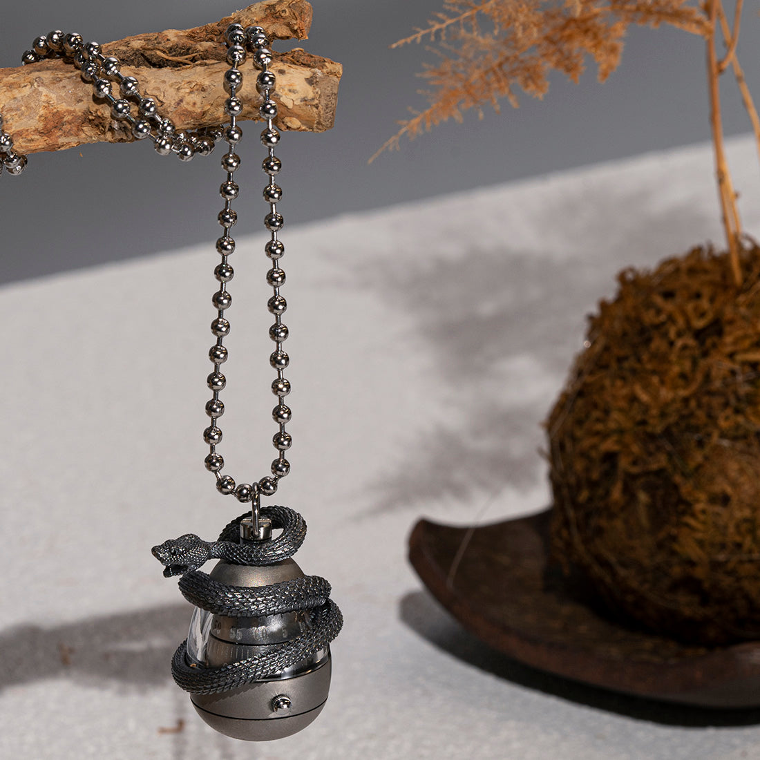 Mehen Egg Timer Mechanical Snake Pendant Decor