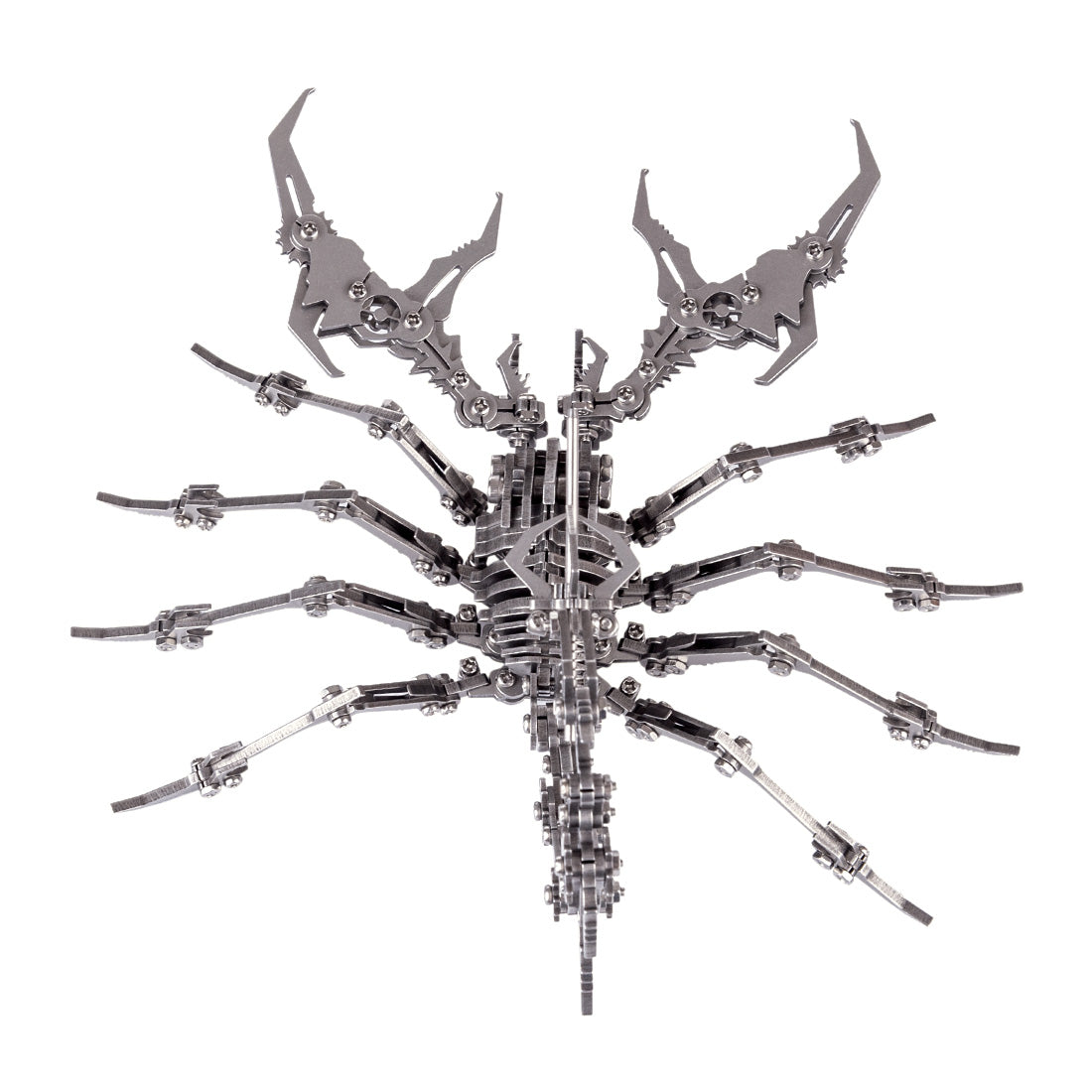 Stainless Steel Scorpion Spider Elk Horse Pterosaur Puzzle Model Kit w