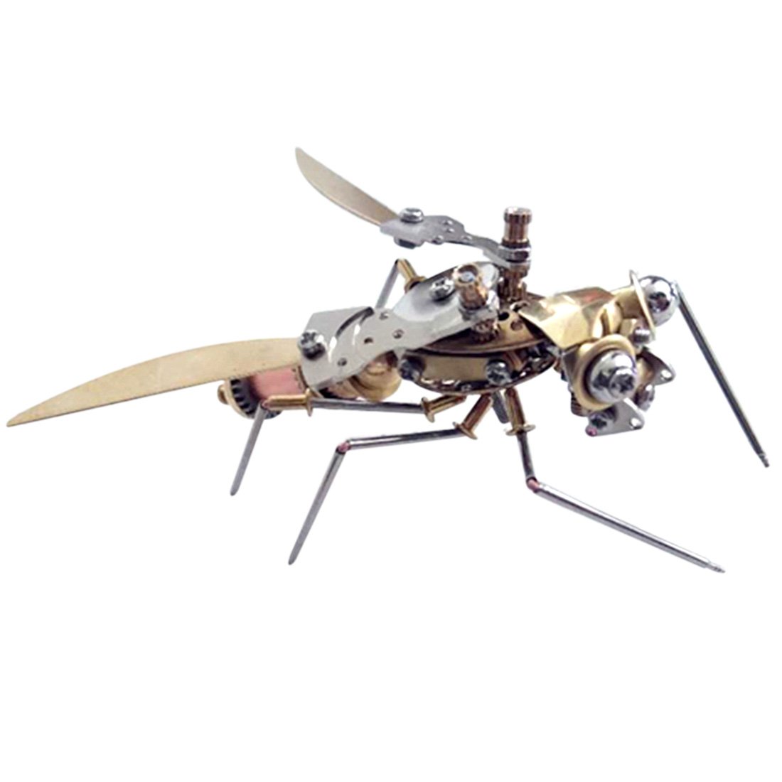 Steam Punk Metal Mechanical Little Wasp Spider Insects Model Crafts Co