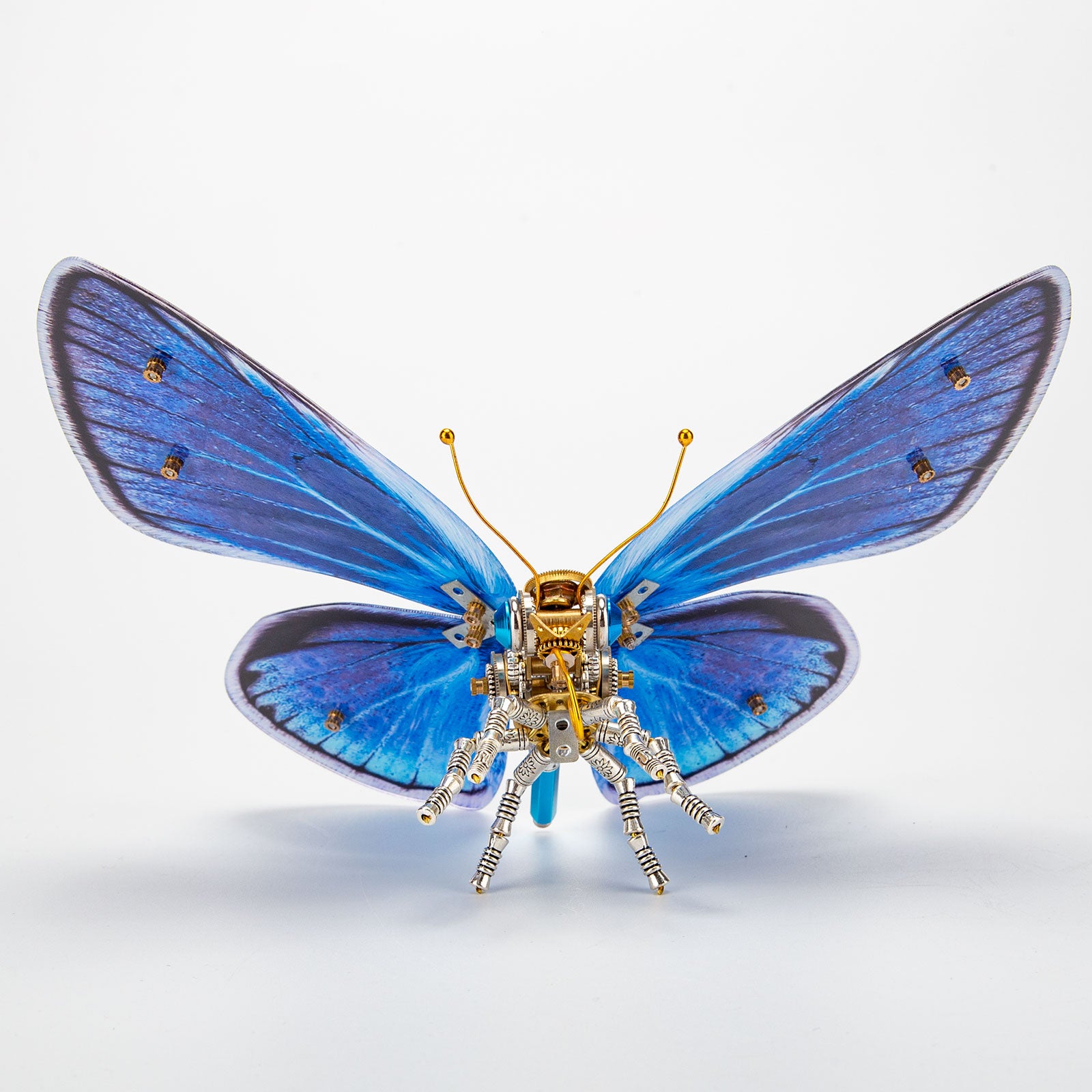Steampunk Blue Morpho Butterfly 3D Metal Model Kits for Adults