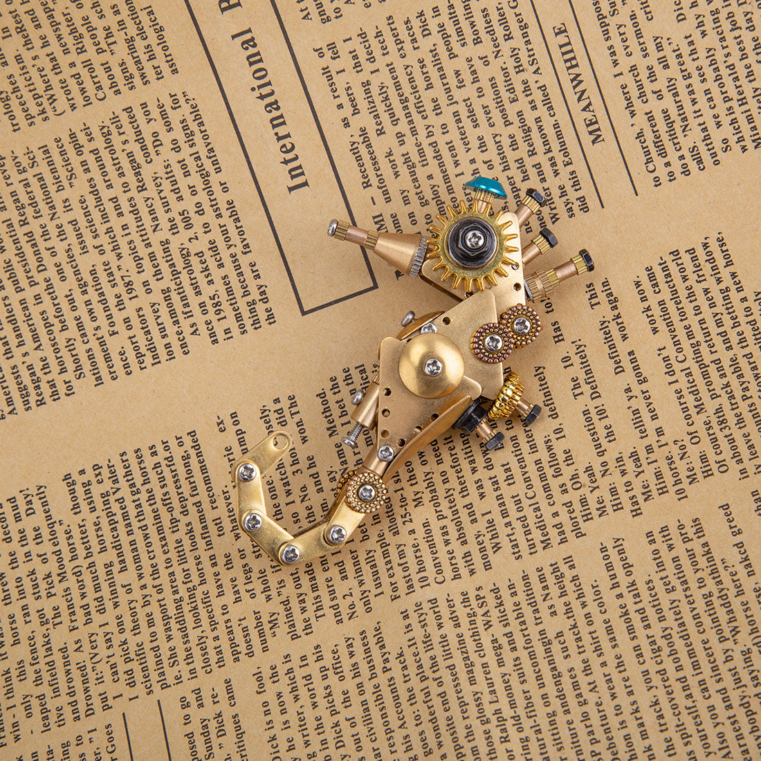 Steampunk DIY Baby Seahorse Metal Model Kits for Kids