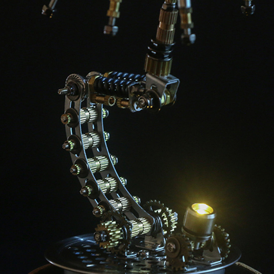 Steampunk Metal Fire Fly Insect Bugs Puzzle DIY Model Kit with Display