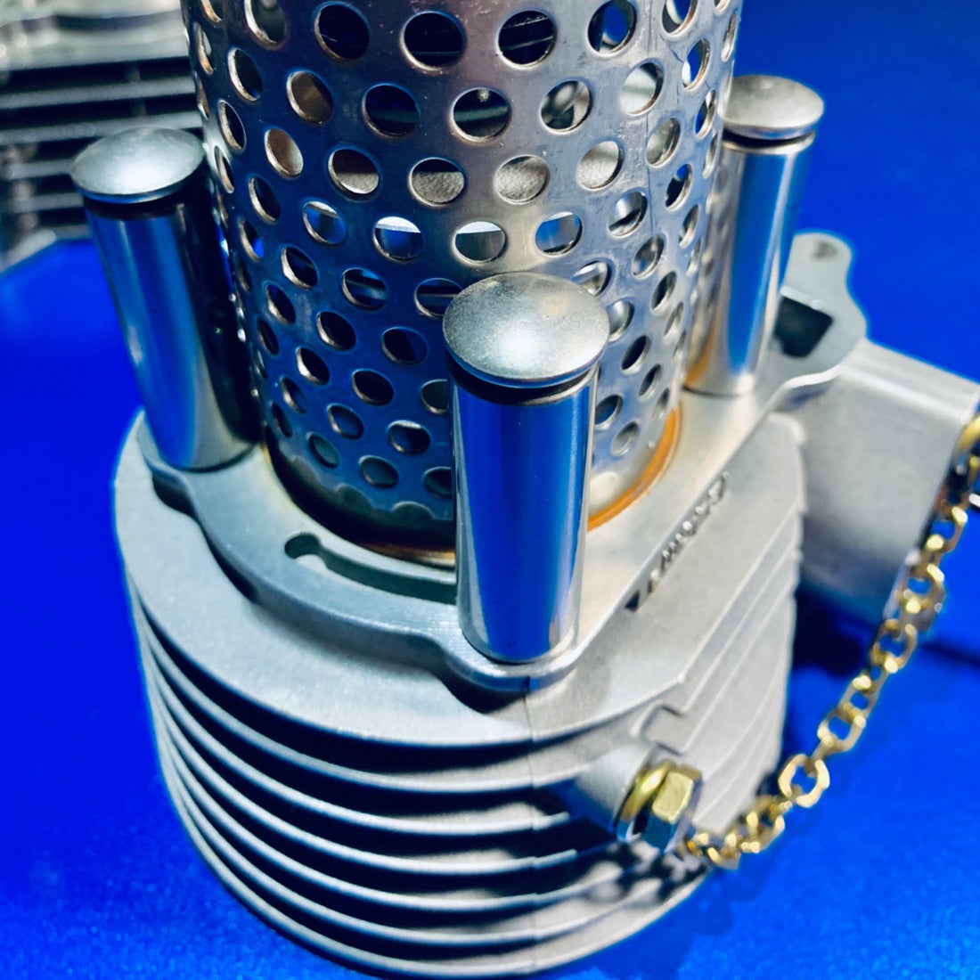 Steampunk Metal Modified Silver Single Cylinder Chimney Shape Industri