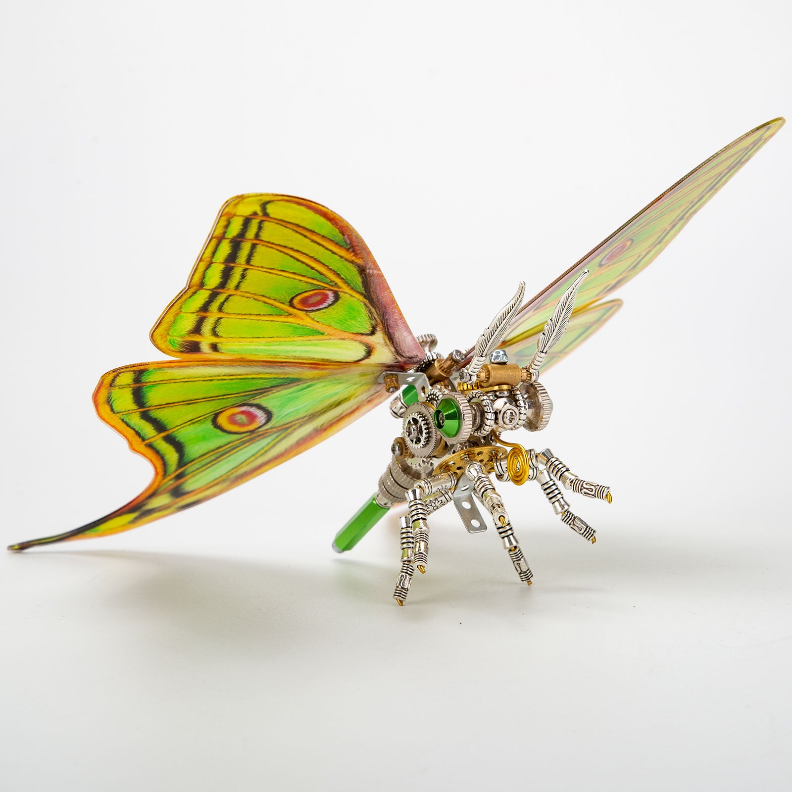 Steampunk Metal Spanish moon Moth 3D Model Puzzle Kits