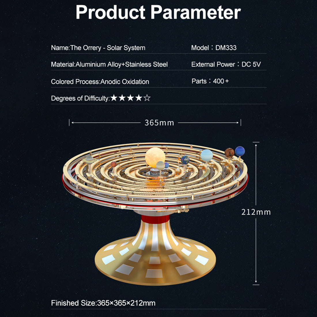 Motorized Mechanical Solar System | BEST DIY Planets ACTIVE Builds for ...
