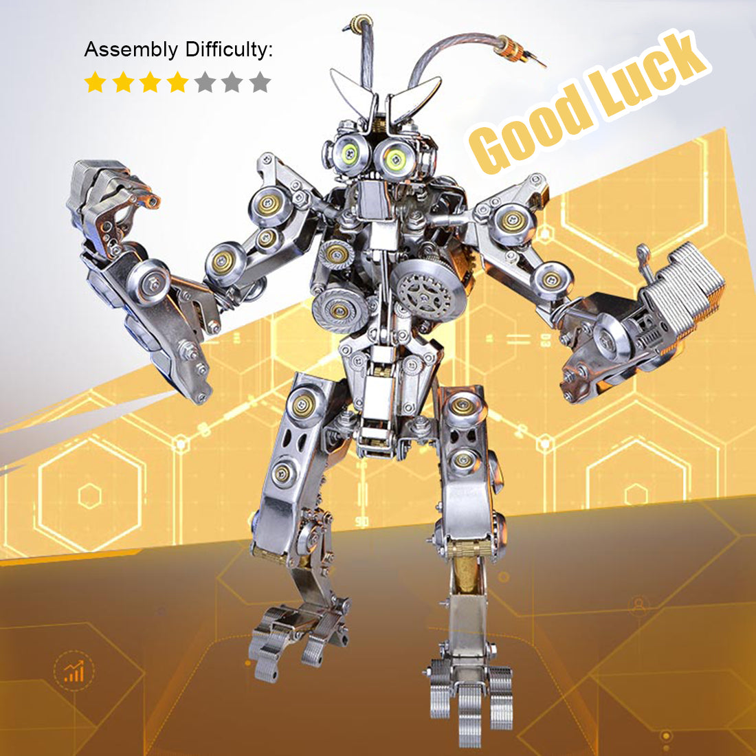 The Monkey King Metal Transforming Mech Model Kit Wukong